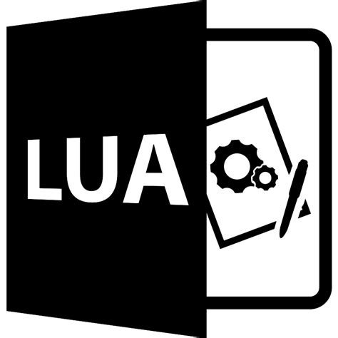 Lua File Format Symbol Vector SVG Icon SVG Repo