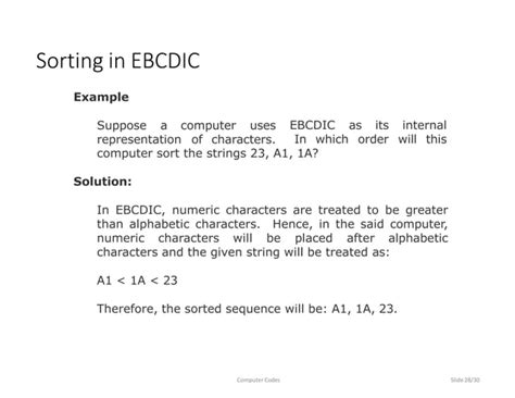 Computercodes Bcd Ebcdicasciiunicode Pptx Computing