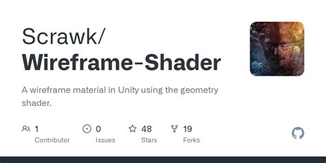 github scrawk wireframe shader a wireframe material in unity using