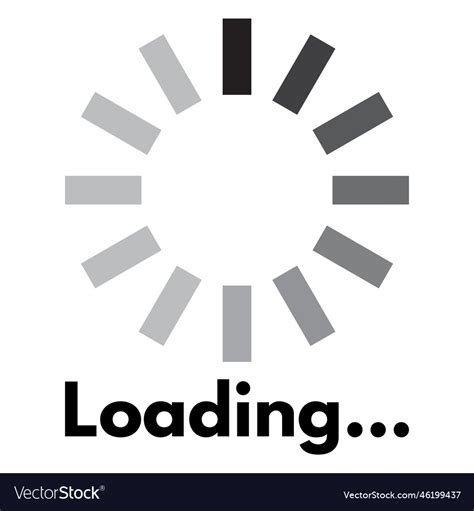 Download Sign Data Loading Bar Royalty Free Vector Image
