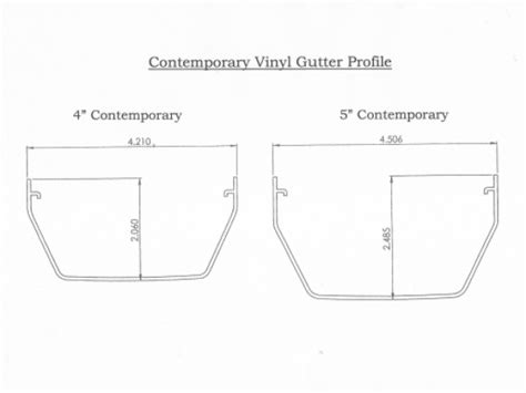 Shop Contemporary K Style Vinyl Gutters Gutter Supply