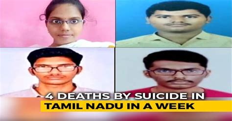 4 Neet Aspirants Die By Suicide In A Week In Tamil Nadu