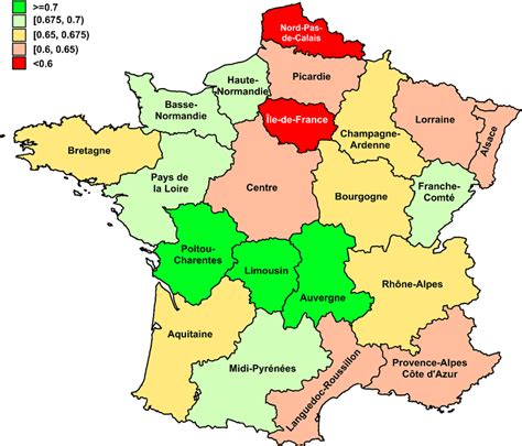 Average Performance Scores By Region Weights Restrictions With