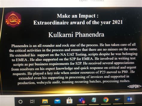 Phanendra Kulkarni On Linkedin Thank You Dupont