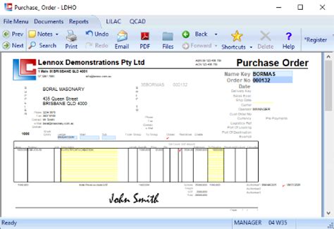 Purchase Order Authorisation