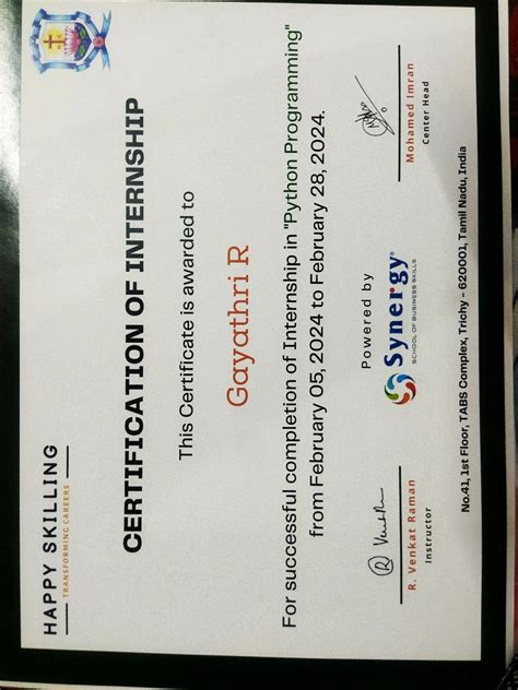 gayathri ravi on linkedin 🚀 internship milestone python programming