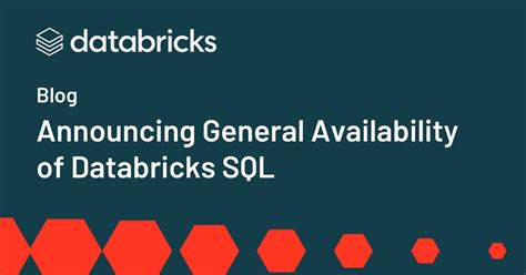Databricks On Linkedin Announcing General Availability Of Databricks Sql 21 Comments