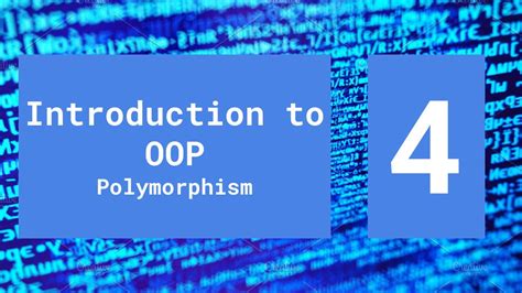 Polymorphism Introduction To Object Oriented Programming Episode 4