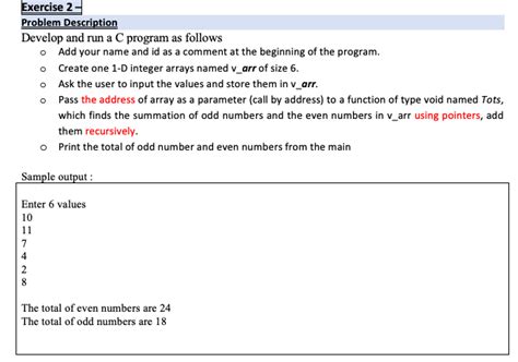 Solved Exercise 2 Problem Description Develop And Run A C
