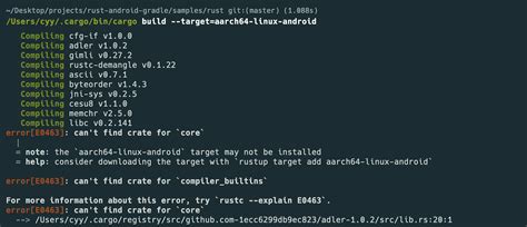 compile failed with target aarch64 linux android help the rust programming language forum