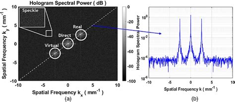A Spatial Frequency Spectrum Of A Hologram Recorded Using An Off Axis