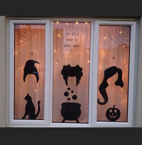Spooky Halloween Window Decorations