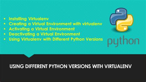 using different python versions with virtualenv spark by {examples}