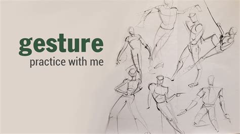 Practice Gesture Drawing With Me 2 Minutes Pose G01 Youtube