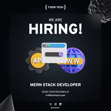 Tixer Tech On Linkedin Hiring Jobopening Mernstack Developerjobs