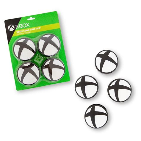 Xbox Logo Chip Bag Clips Set Of 4 Plushie Pals And Furry Friends