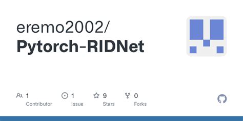 GitHub Eremo2002 Pytorch RIDNet