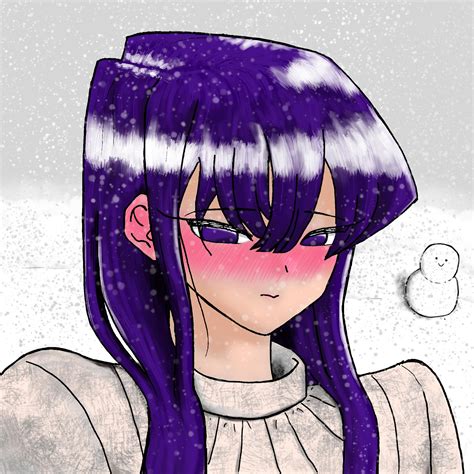 An Embarrassed And Cold Komi San Oc R Komi San