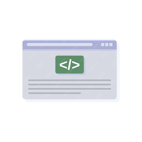 Premium Vector Metadata Script Code Html Website Browser Icon Vector