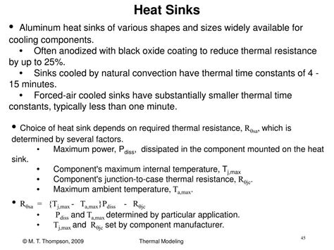 Ppt Power Electronics Notes 29 Thermal Circuit Modeling And Introduction To Thermal System