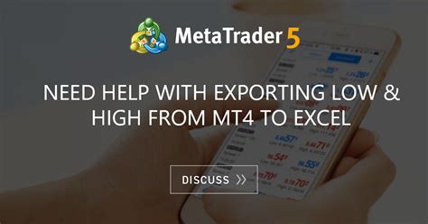 Need Help With Exporting Low And High From Mt4 To Excel Mt4 Mql4 And