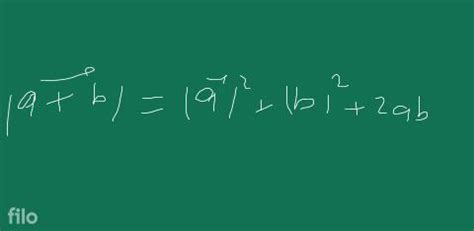 If The Sum Of Two Unit Vectors Is A Unit Vector Then Magnitude Of Differ