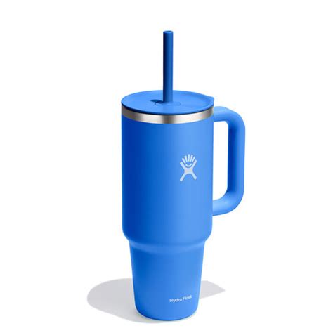 하이드로 플라스크 40온즈 1183ml 올어라운드 트래블텀블러 캐스케이드 블루 하이드로플라스크