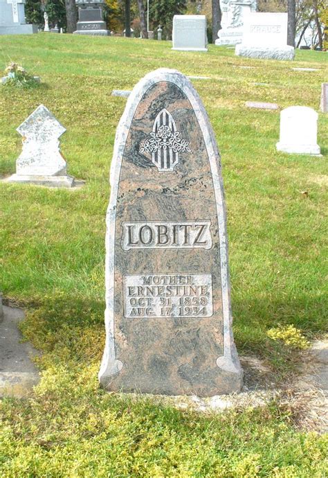 Ernestine Kertscher Lobitz 1858 1934 Homenaje De Find A Grave