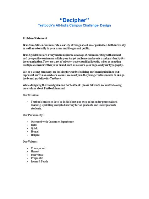 Decipher Design Challenge Pdf Pdf Brand Design