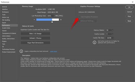 unknown gpu can t enable graphics processor afte adobe community