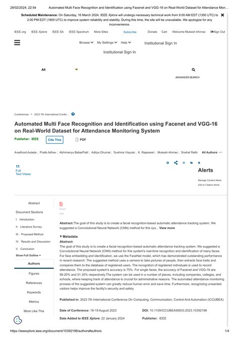 Pdf Automated Multi Face Recognition And Identification Using Facenet