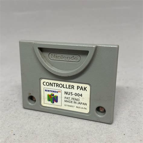 Nintendo N64 Controller Memory Pack Card PAK Original NUS 004 N64 For N64 Game Machine