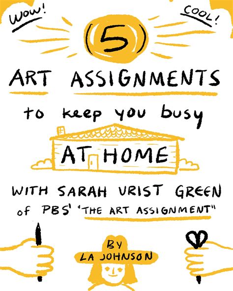 An Illustrated Guide 5 Easy Art Projects To Try At Home Art Lessons