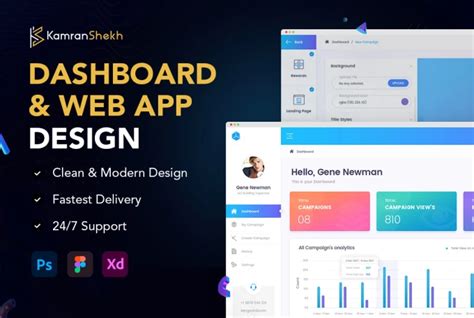 Dashboard UI Design And Web App In Figma Legiit