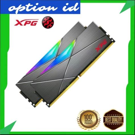 Jual Ram Adata Xpg Spectrix D50 Rgb 32gb 2x16gb Ddr4 3600 Mhz Grey Shopee Indonesia