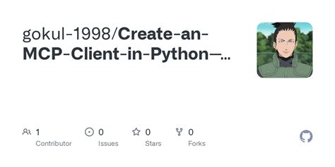 GitHub Gokul 1998 Create An MCP Client In Python FastAPI