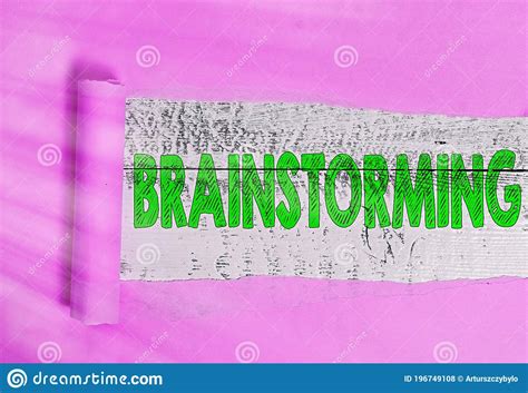 Text Sign Showing Brainstorming Conceptual Photo Solving Technique That Involves Spontaneous