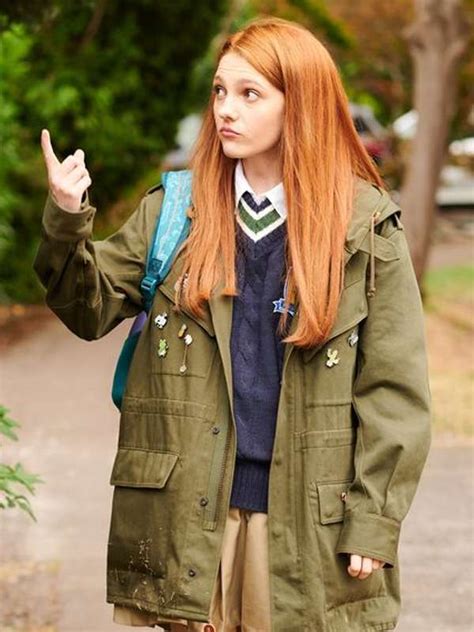 Geek Girl Harriet Manners Green Jacket New American Jackets