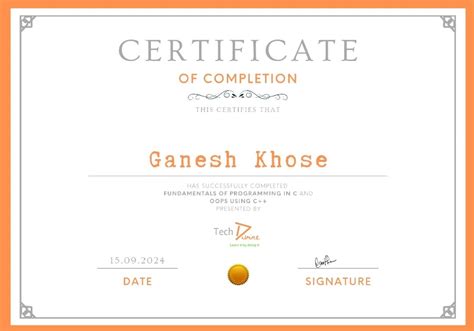 Ganesh Khose On Linkedin Cplusplus Oop Programming Skillbuilding Techjourney