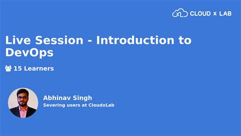 Live Session Introduction To Devops Cloudxlab