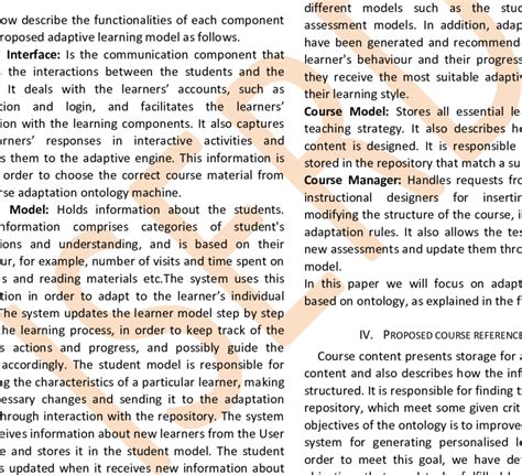 Proposed Adaptive Learning Model Download Scientific Diagram