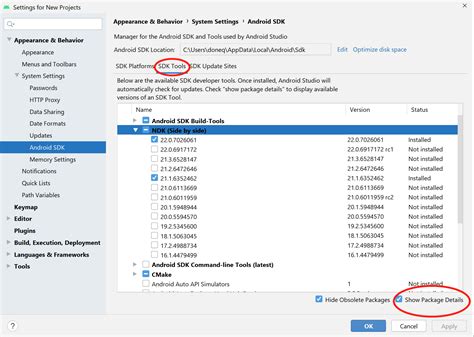 How To Find The Ndk Revision Number For Your Android Setup Stack Overflow