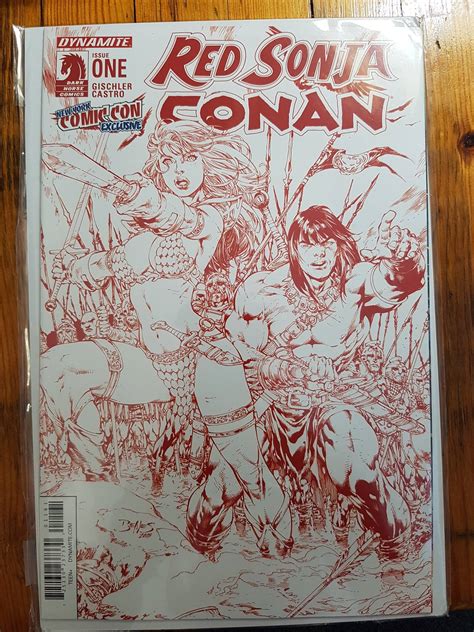 Red Sonja Conan 1 Rare חוברות קומיקס ודמויות אקשן