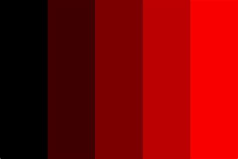 Black To Red Color Palette Red Colour Palette Black Color Palette