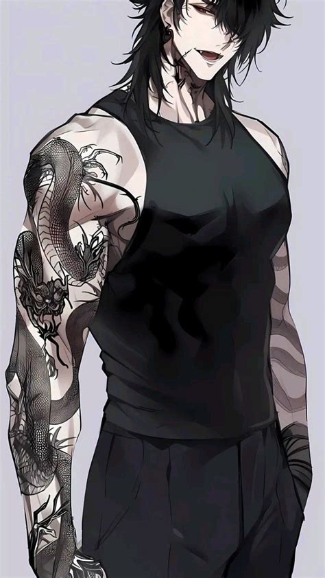 Pin By Julie James On Drawing Art In 2025 Dark Anime Guys Black Hair