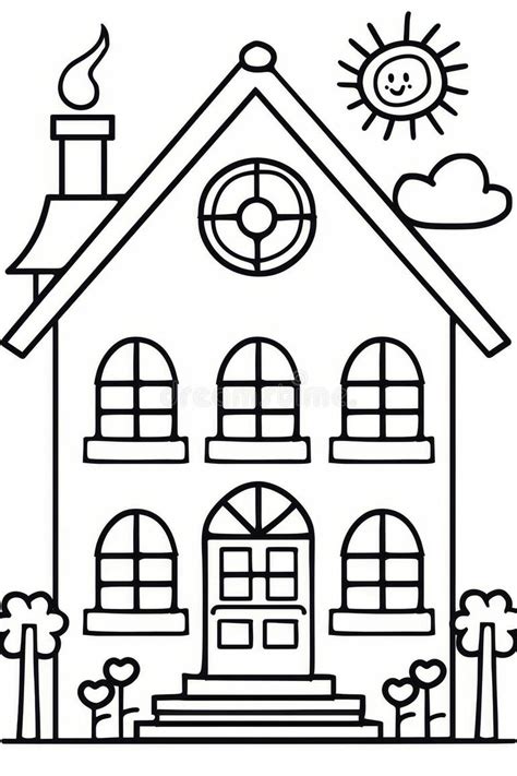 Small Town Coloring Stock Illustrations 341 Small Town Coloring Stock