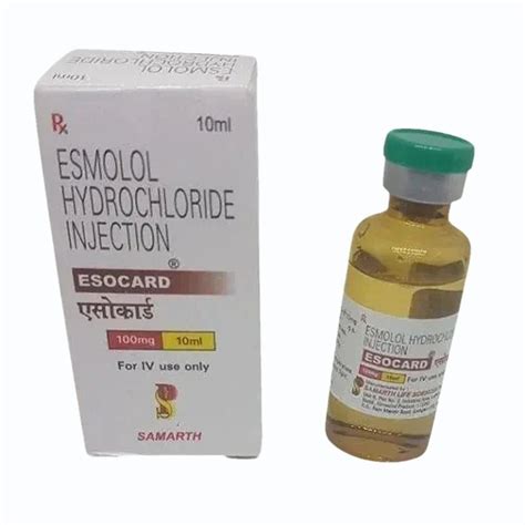 Esmolol Hydrochloride Injection Brevibloc Latest Price Manufacturers