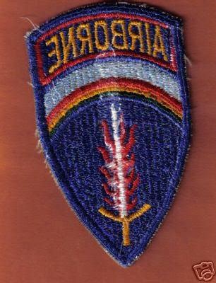 Wwii Army Patch Airborne Sword With Flames 24737346