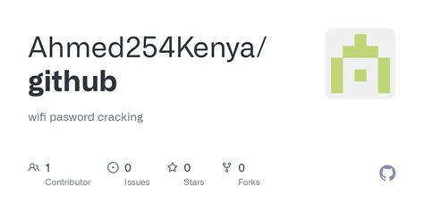 Github Ahmed254kenyagithub Wifi Pasword Cracking