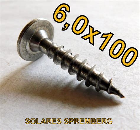 1 100x Tellerkopf Holzschraube Mit Schneidkerbe 6 0x100 70 Tx35 Aus